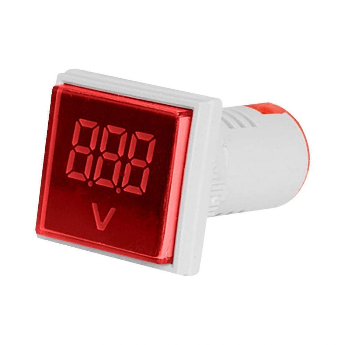 LEYDEN® Square Volt Meter LED Digital Display Gauge Volt Digital ...