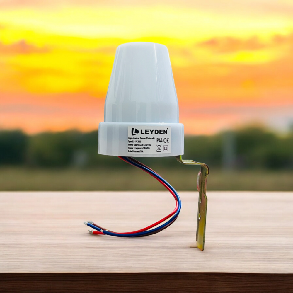 LEYDEN® LS-PC302 220VAC, 10A Auto Day/Night On & Off Photocell, LDR ...
