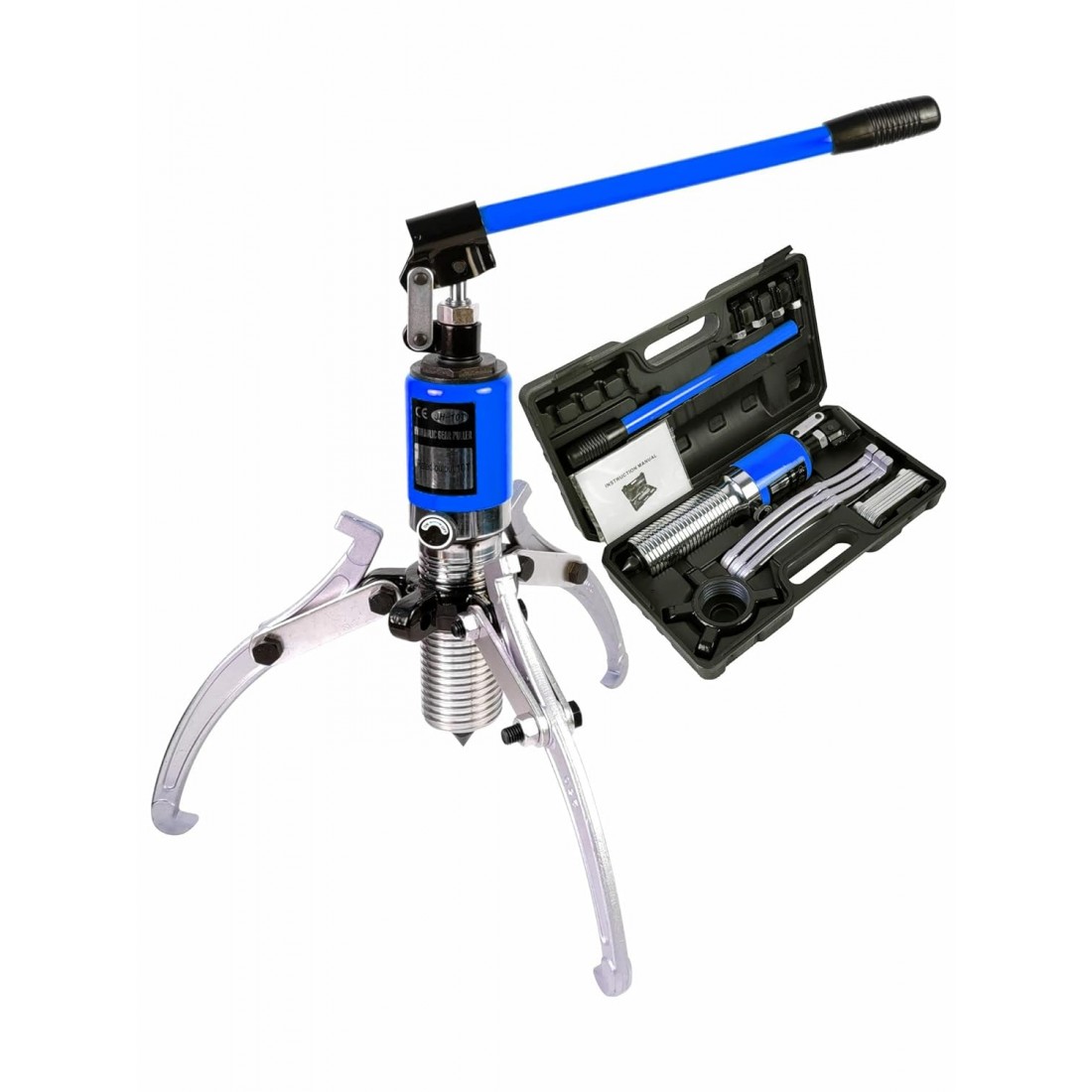 YL-5T Hydraulic Bearing Puller Tool 5-ton, 200mm 3-Jaw Hydraulic Gear ...