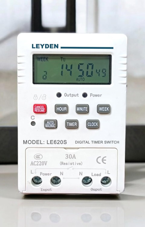 Leyden® Digital Programmable Electronic Timer Switch 4 Pin 230 Volt Ac Tm619h 2 30a 18