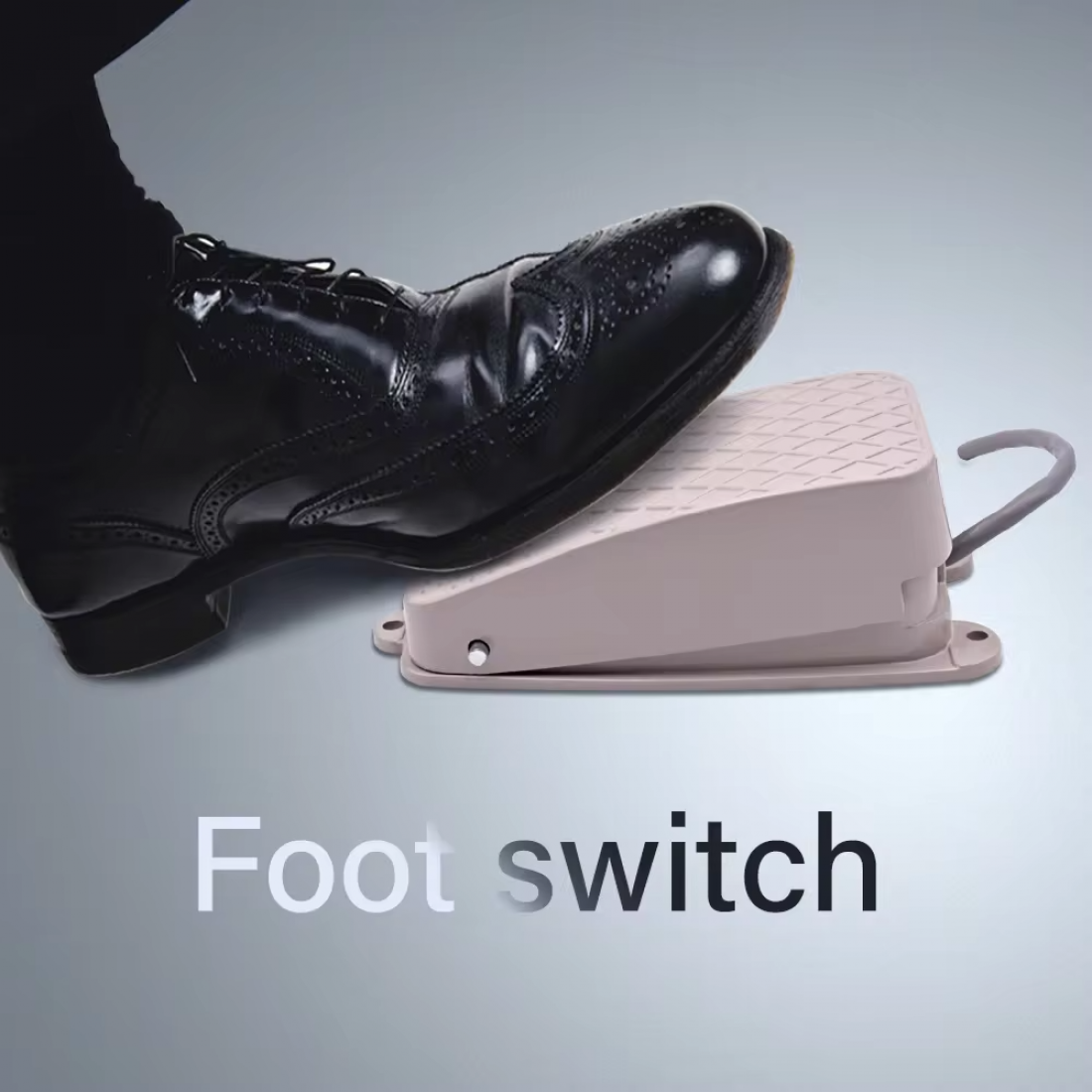 LEYDEN® NO/NC 10 Amp Foot Pedal Switch Power Supply Switch Non-Slip ...