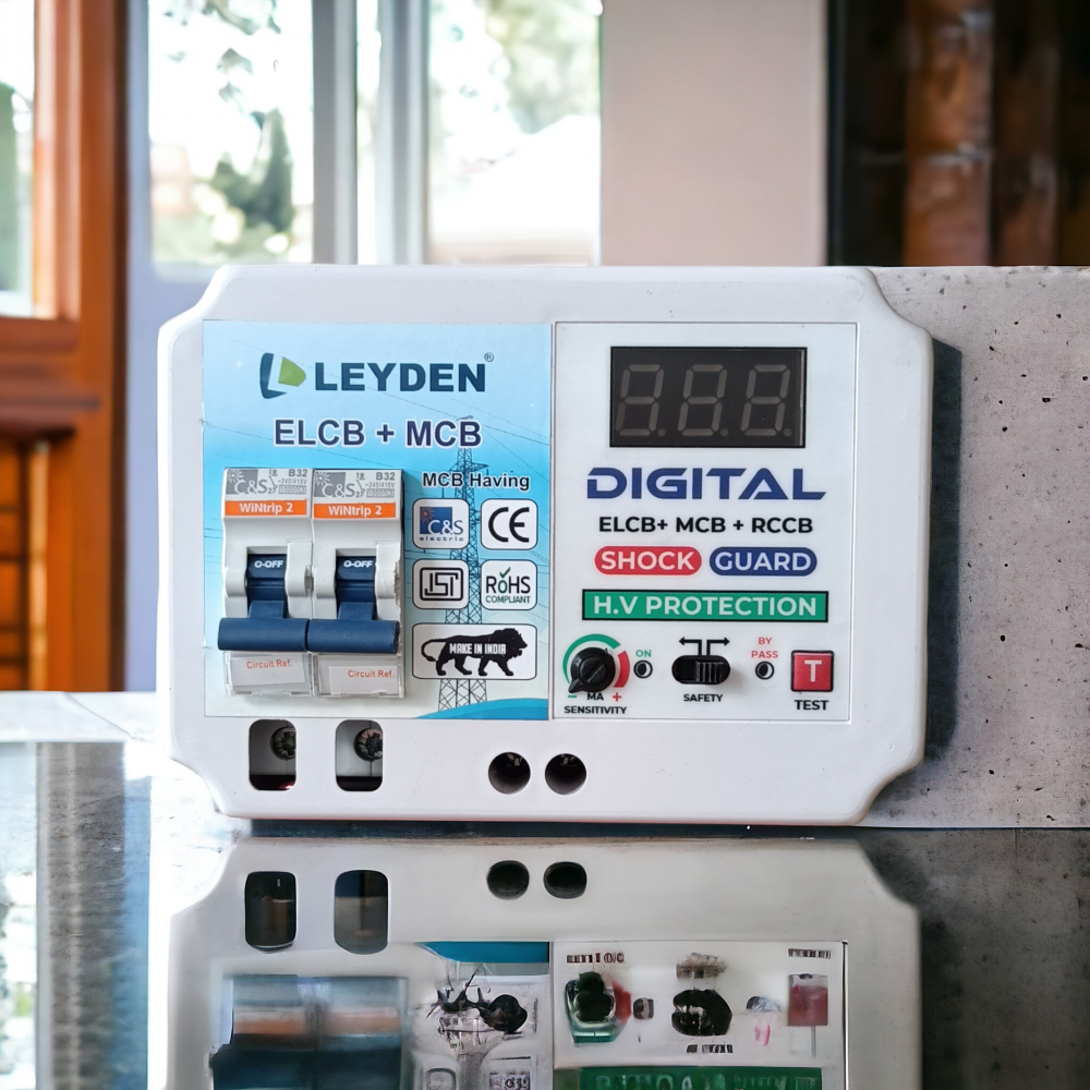 LEYDEN® EM-DSPB, 32A 220VAC Single Phase Digital VA Meter Wall Mount ...