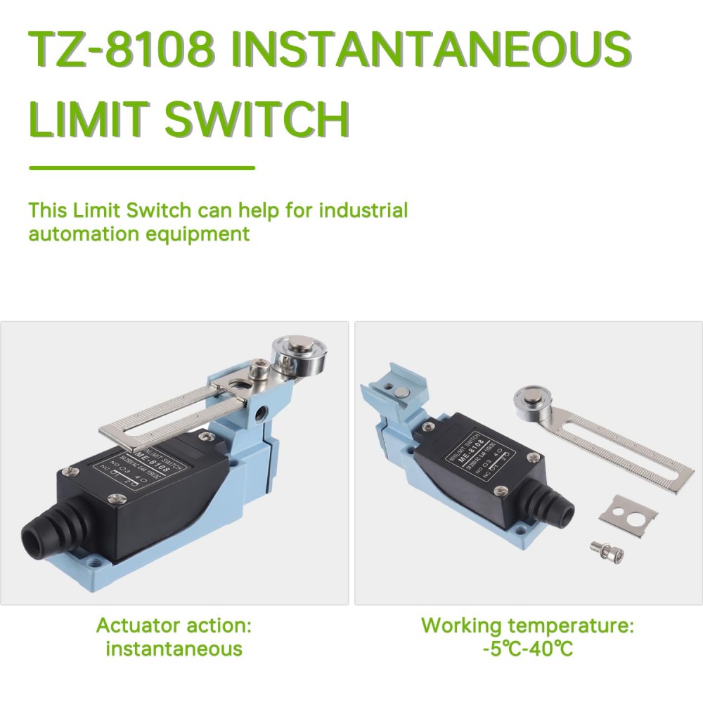 LEYDEN® Limit Switch NO/NC Aluminum Cast Body 10A/380V AC Water and ...